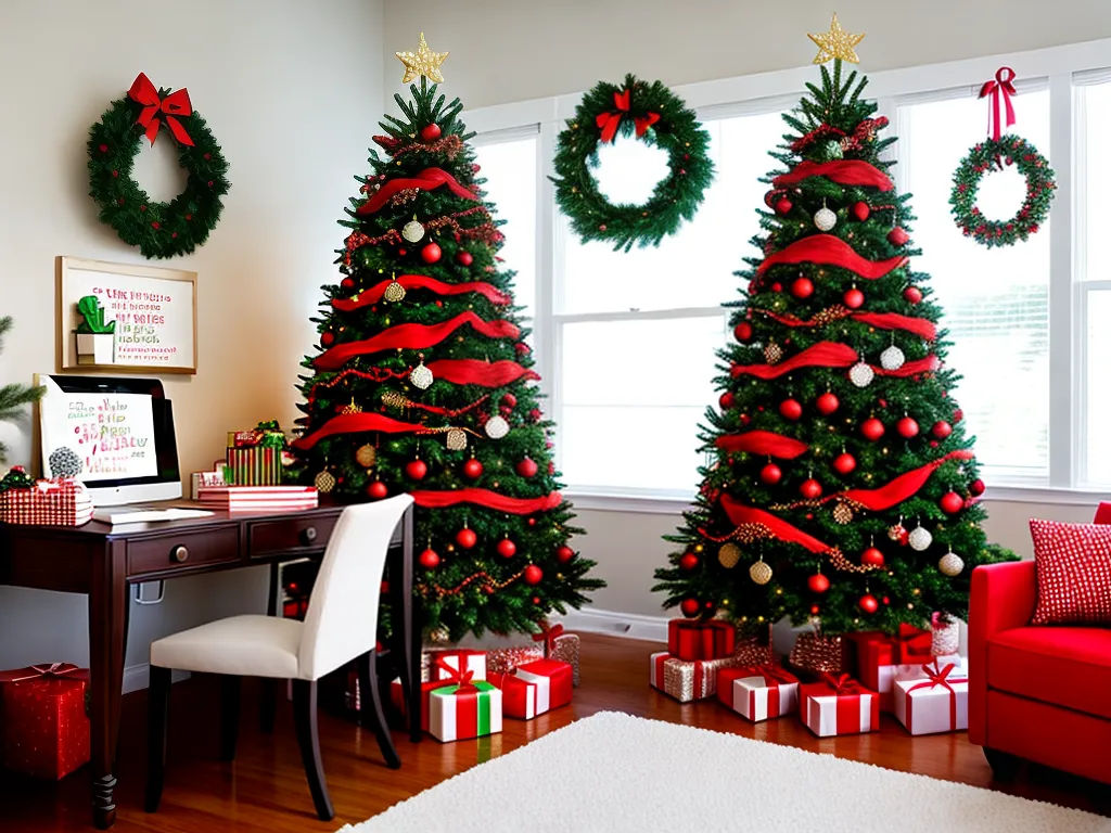 Decorando o Escritório: Árvores de Natal Modernas