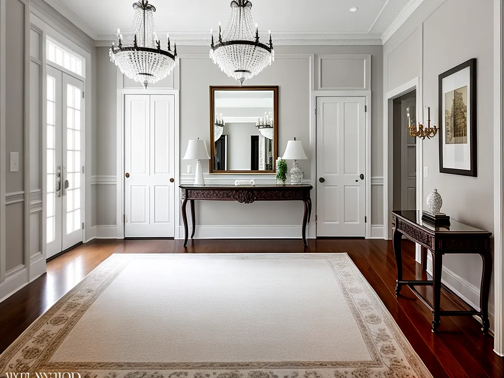 Boiserie em Halls de Entrada: Impacto Garantido