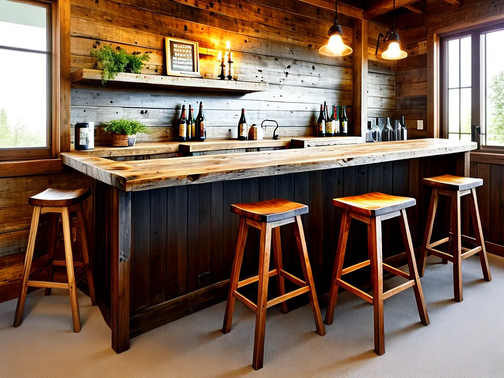 Construa Sua Própria Mesa de Bar de Madeira