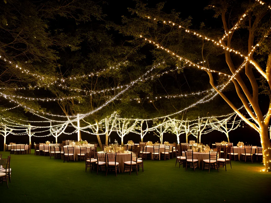 Magia à luz de fada: decoração de casamento