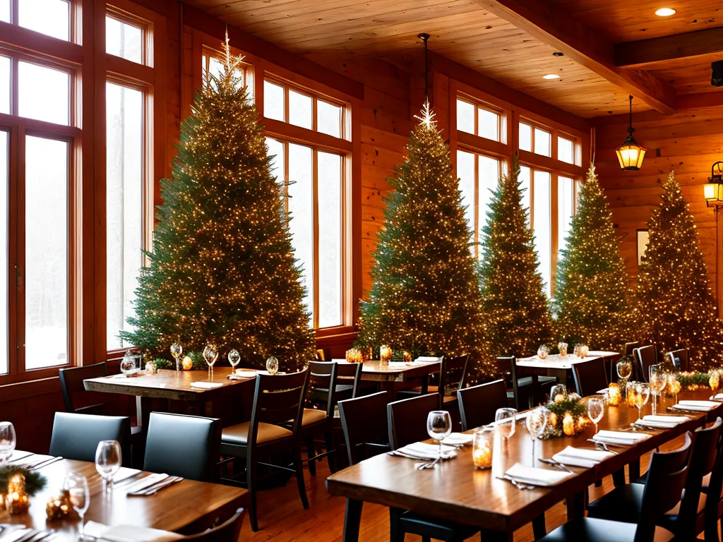 Festividade na Mesa: Decoração Natalina para Restaurantes