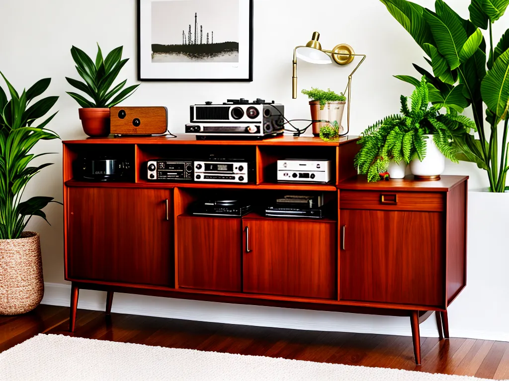 Vintage e Moderno: Vitrolas e Móveis na Decoração