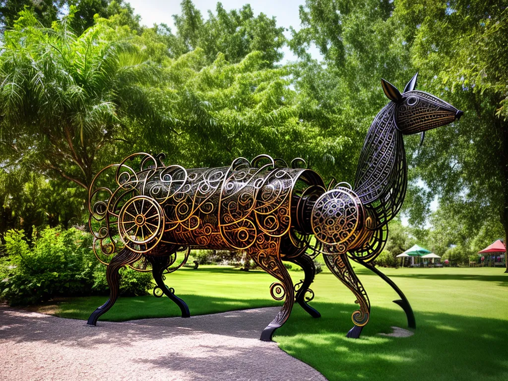 Transformando Sucata em Arte: Reciclagem de Metais no Jardim