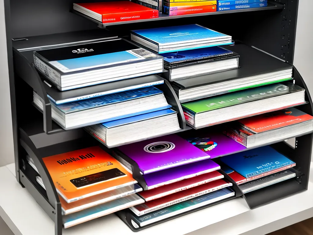 Organizando Mídias: Dicas de Armazenamento de CDs e DVDs.