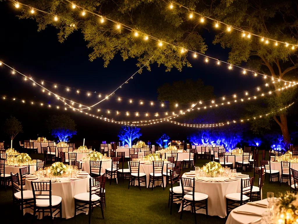 Brilho e Modernidade: Decoração de Casamento com LED