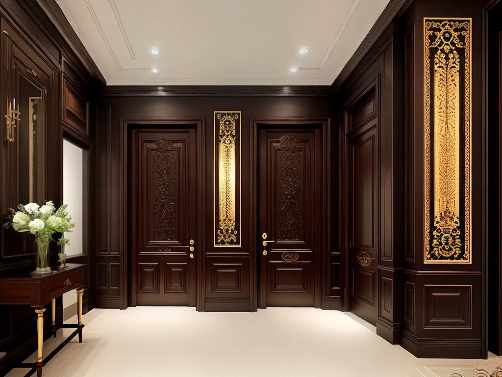 Boiserie: Impacto na Entrada da Casa