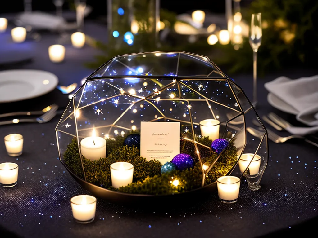 Cosmic Wedding: Decoração Criativa e Espacial