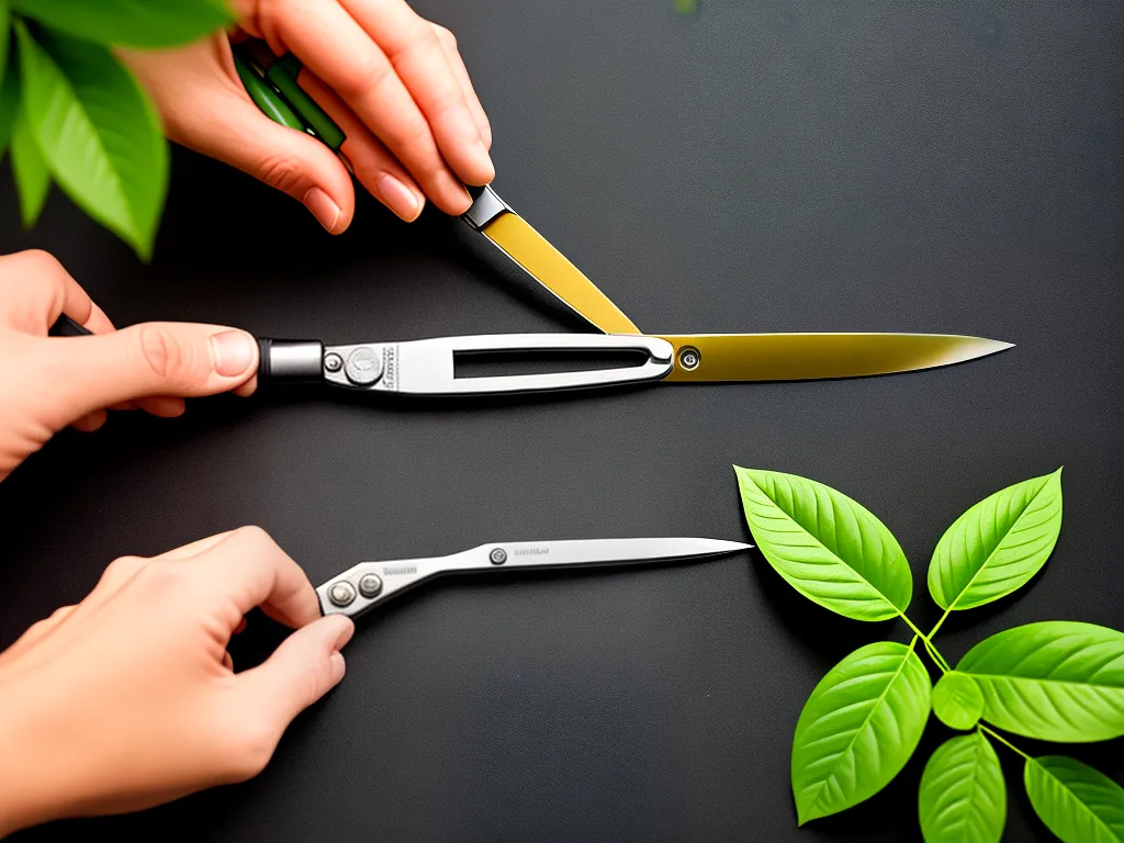 Enxertia: Técnicas e Cuidados com Tesouras